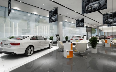 First-class automotive repair shop design project | JoyDesign