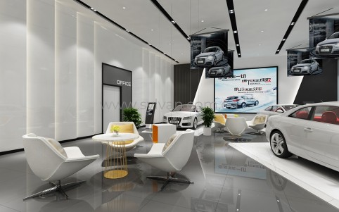 First-class automotive repair shop design project | JoyDesign